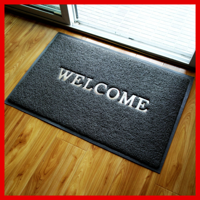 PVC COIL MAT Welcome 60cm x 90cm Floor Mat Tikar Getah Alas Kaki ...