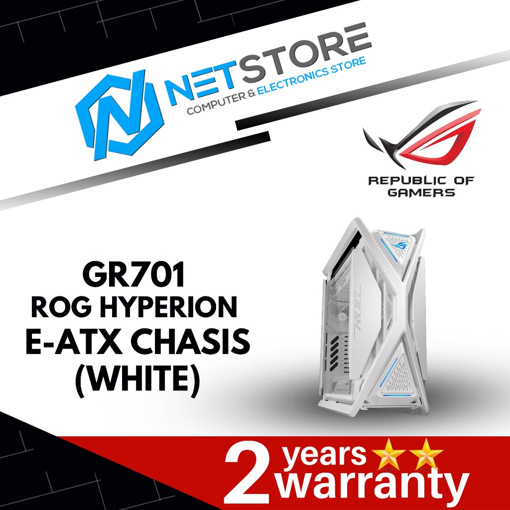 ASUS GR701 ROG HYPERION WHITE E-ATX CHASIS - 90DC00F3-B30000 | Shopee ...