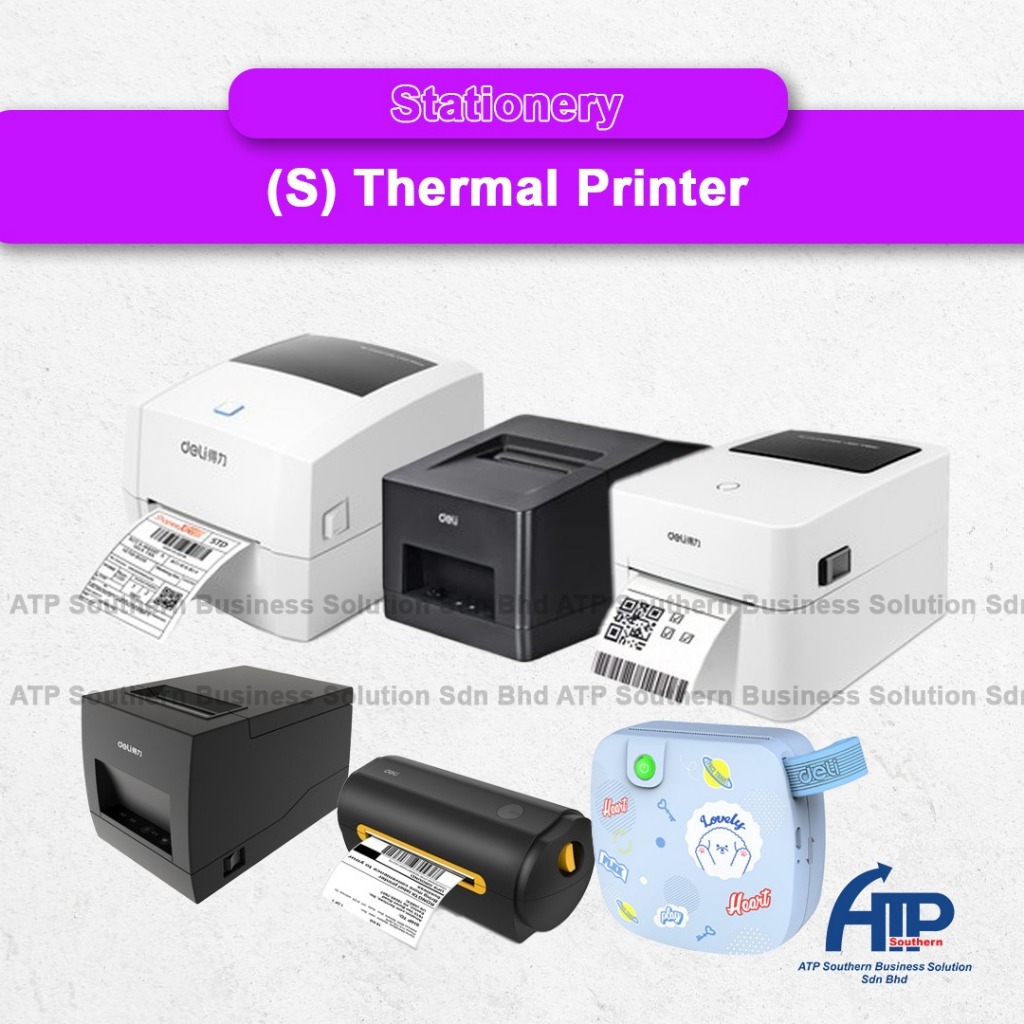 Deli Thermal Printer Office Machine Thermal Printer Shipping ...