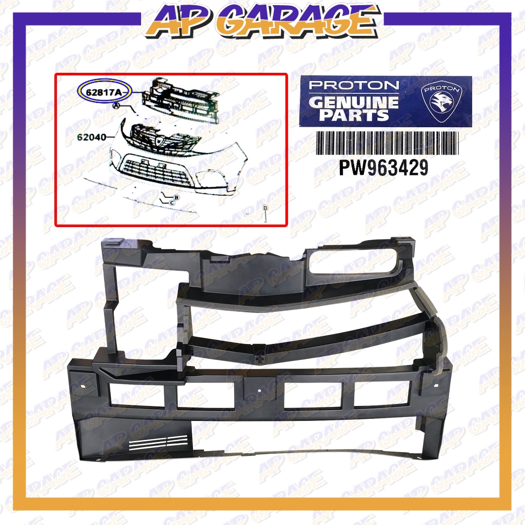 Proton Iriz (2015) Original Genuine Parts Front Bumper Radiator Air ...