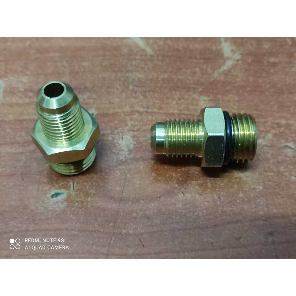 QUICK COUPLER UNION ADATOR R12 COMPRESSOR (GOLD) | Shopee Malaysia
