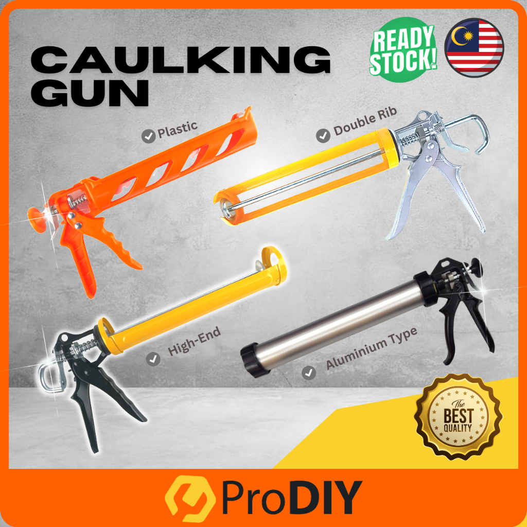 Caulking Gun Sealer Silicone Gun Plastic Gun Sealer High Quality Steel ...
