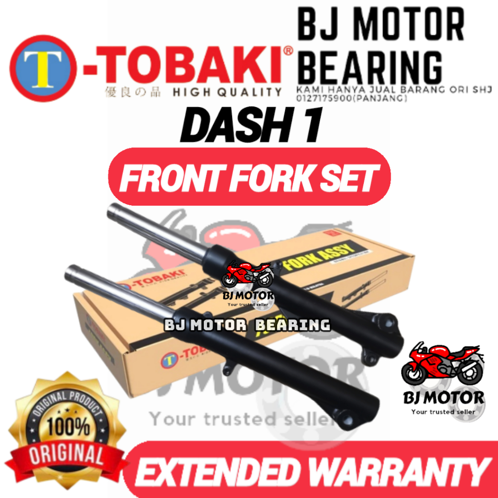 TOBAKI DASH1 DASH 1 FRONT FORK SET HONDA DASH1 DASH 1 ABSORBER DEPAN 100% ORIGINAL TOBAKI ...