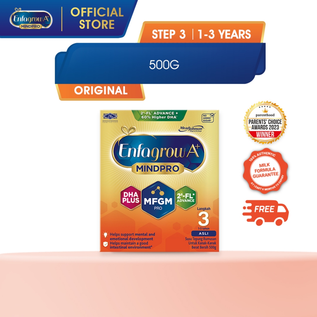Enfagrow A+ Step 3 - Original Susu Milk Formula Powder (500g) | Shopee ...