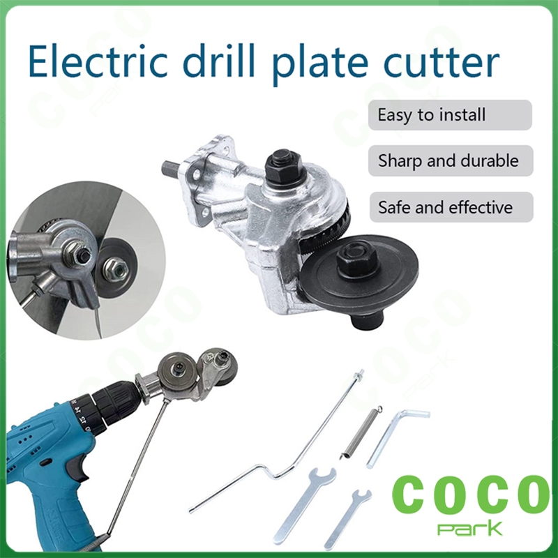 Electric Drill Plate Cutter Metal Sheet Cutter Nibbler Saw Cutter Free Cutting Tool Precise ...