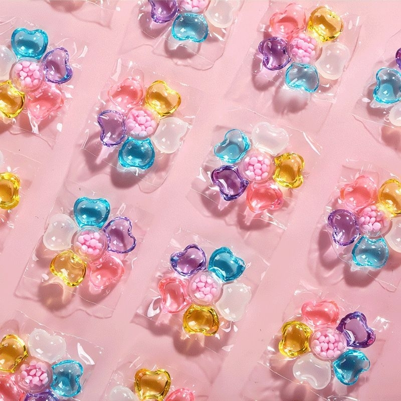 6IN1 Laundry beads detergent cube detergent beads sabun candy detergent ...