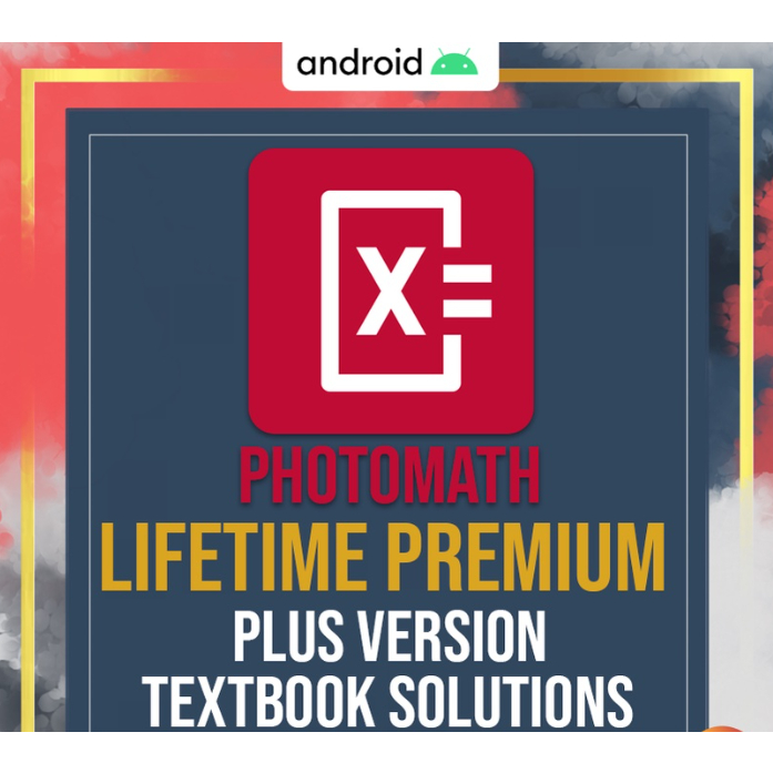 Photomath PLUS 🔥 (Latest Version 2024) | Lifetime Premium | Textbook ...