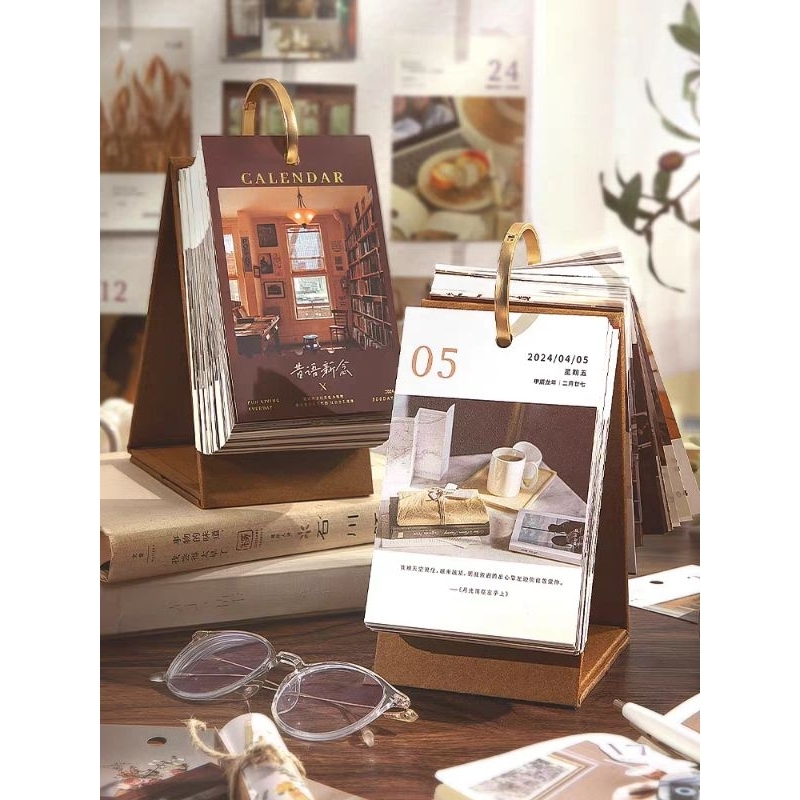 2024 flip through calendars 2024 flip through table calendars ins style ...