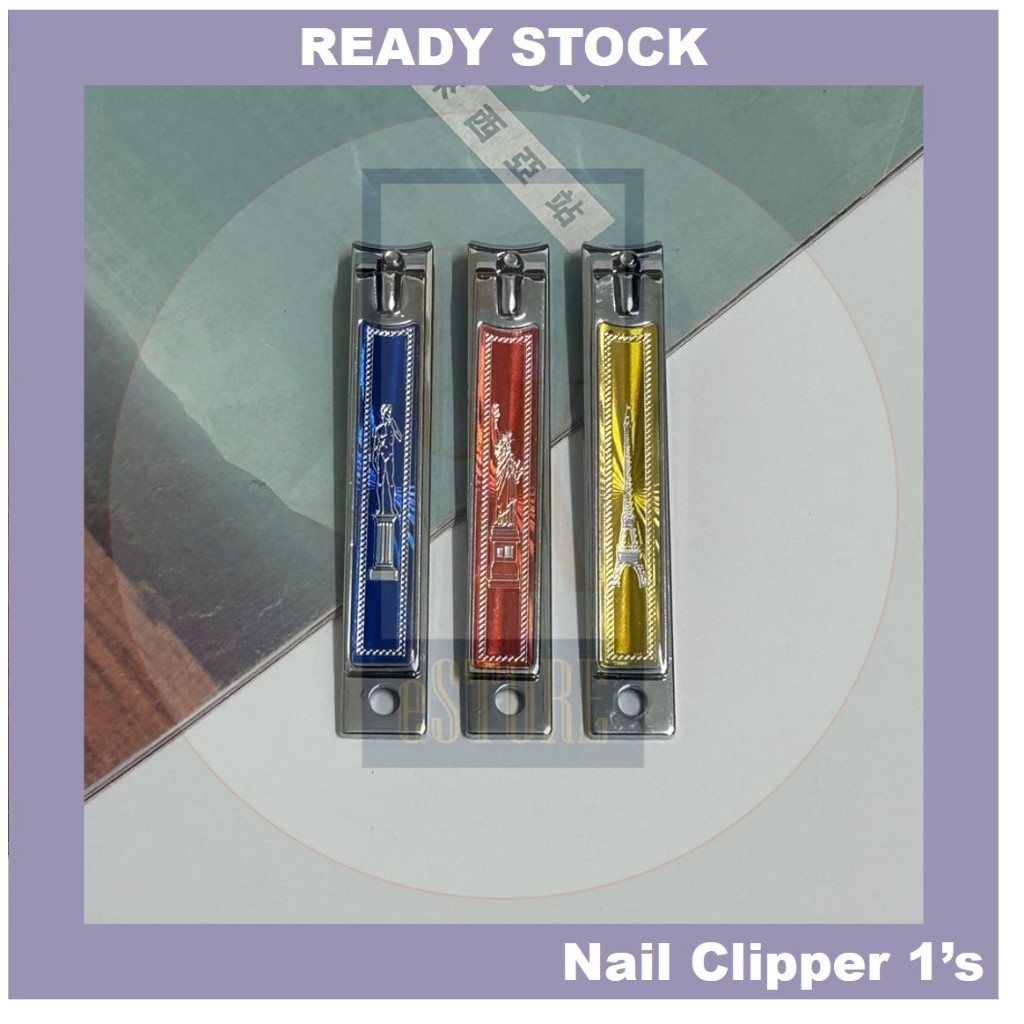 10cm Small Stainless Steel Cut Nail Clipper Penyepit Kuku Pemotong ...