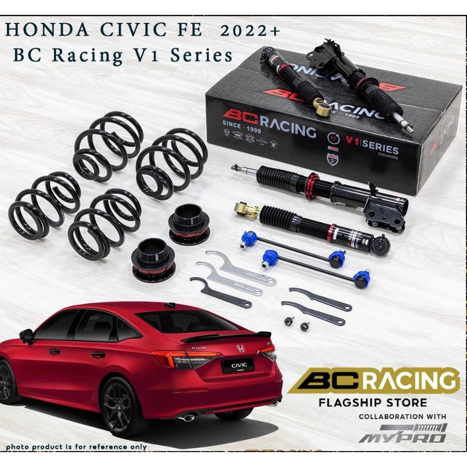 BC Racing V1 Series High Low Soft Hard Adjustable Absorber for Honda ...