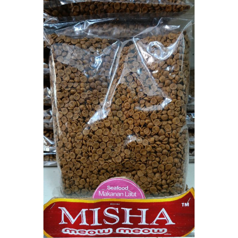😺[Repack 1kg] MISHA Cat Dry Food - Seafood/ Ocean Fish/ Chicken & Tuna ...