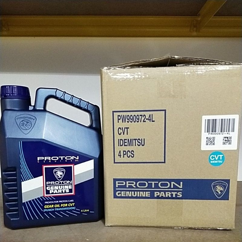 👍💯PROTON CVT GEAR OIL 4LITRE 👍 | Shopee Malaysia