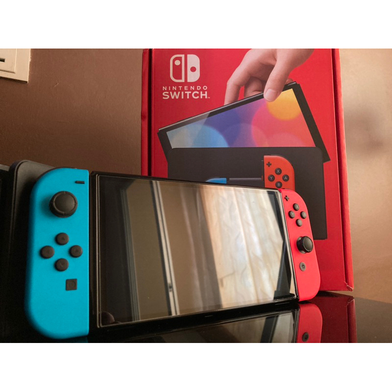 USED Nintendo Switch OLED Model Console Free Tempered Glass (Warranty ...
