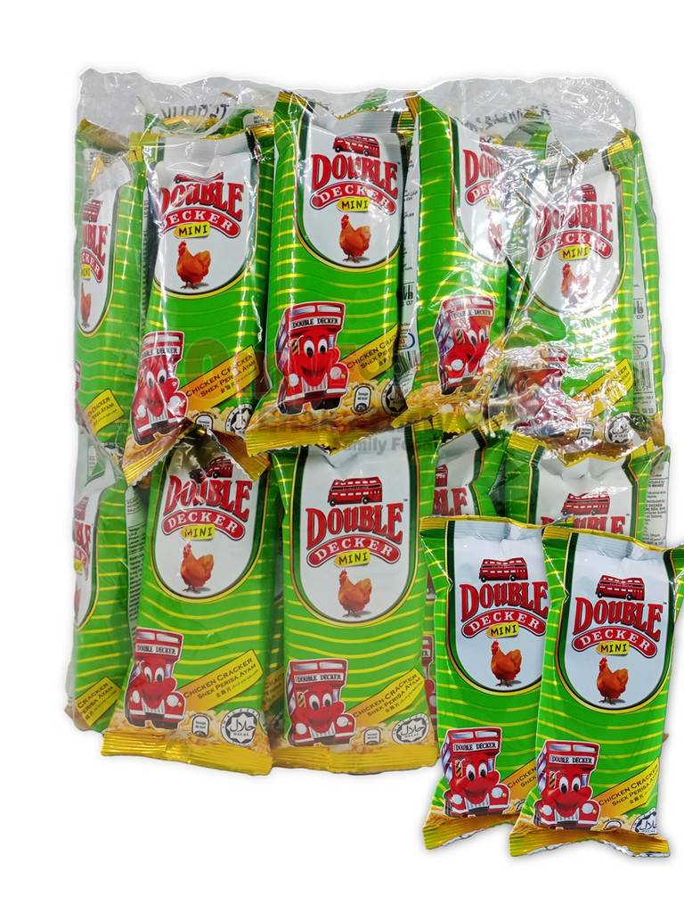 DOUBLE DECKER CRACKER(10g/15g x 30's)(MINI PACKS)CHEESE / CHICKEN ...