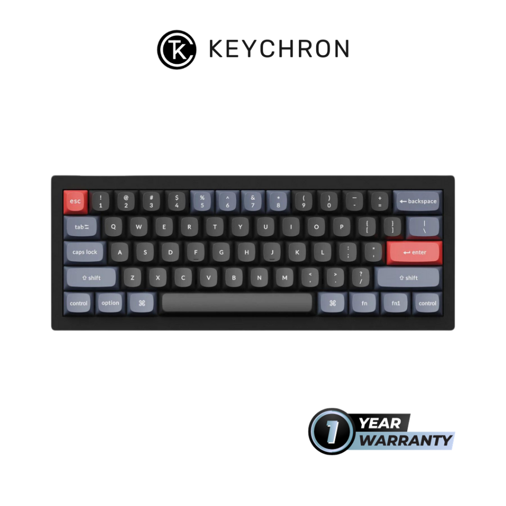 Keychron V4 QMK/VIA Custom Mechanical Keyboard 1 Year Warranty Silicone ...