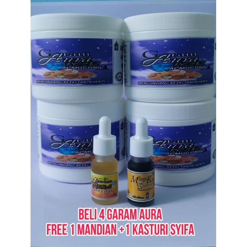 Set Istimewa Mandian seribu bunga,Set kasturi Syifa dan Garam aura ...