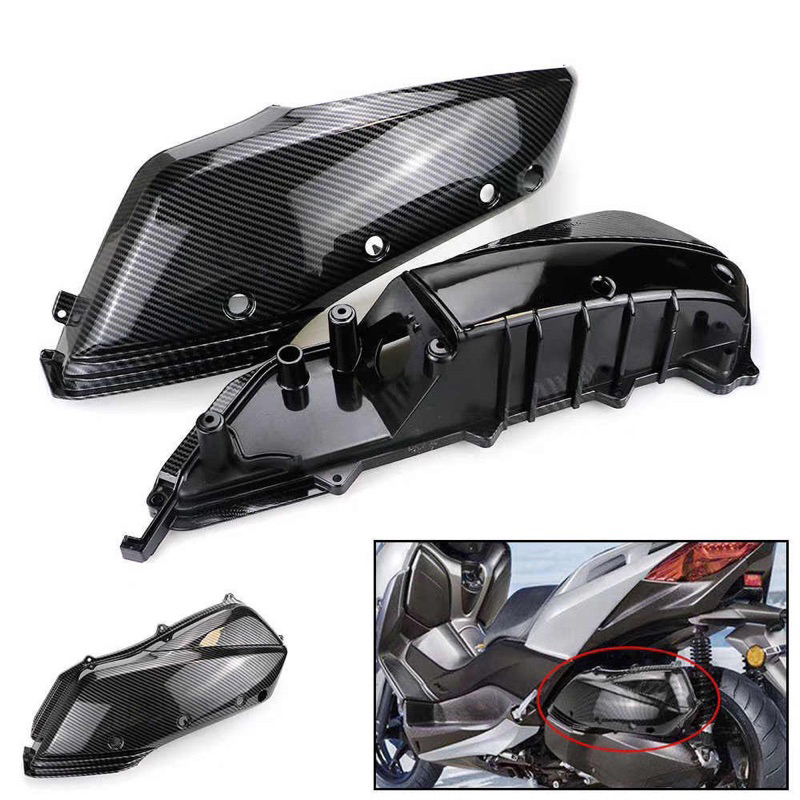Air Filter Cover Smoke Transparent Carbon Yamaha Xmax 250 V1 V2 BLUE ...