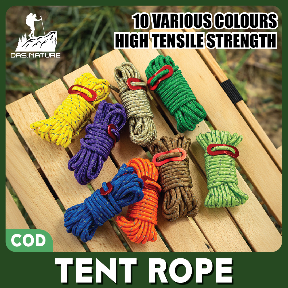 Das Nature™ Outdoor Camping Rope Tali Khemah Tali Flysheet Reflective ...