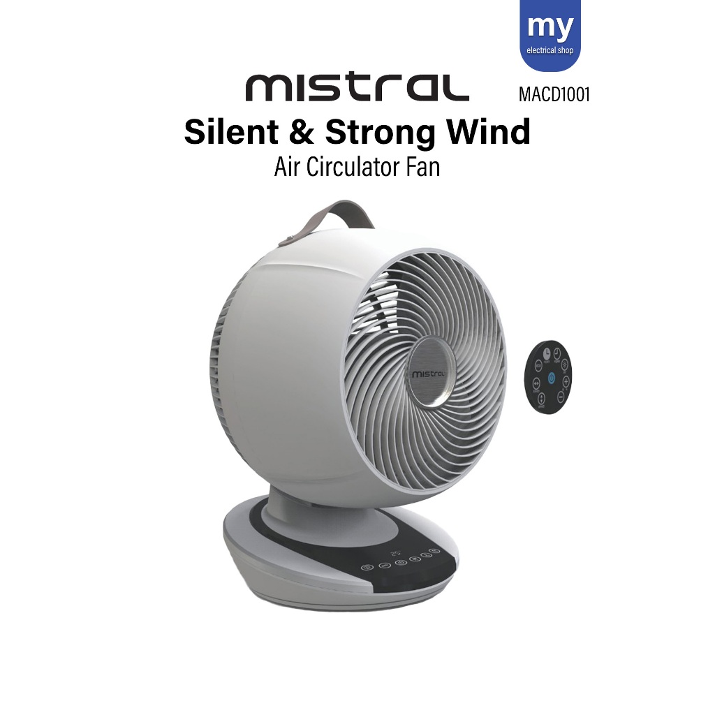 Mistral Air Circulator Fan Desk Fan Table Fan Oscillation Fan MACD1001 ...