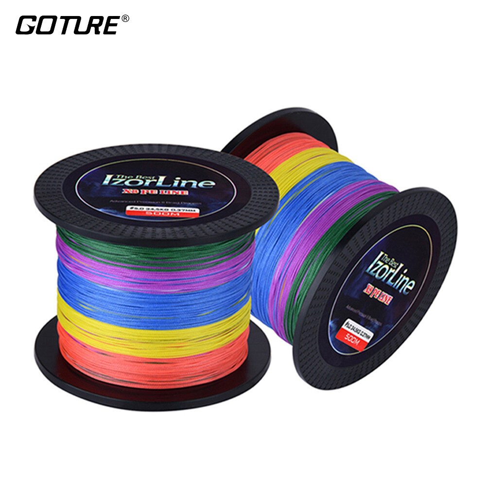 Goture 500M PE Fishing Line 8 Strands Braided Fishing Line ...