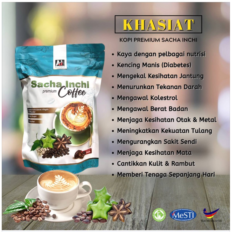 OMEGA 3,6,9 KOPI SACHA INCI | Shopee Malaysia