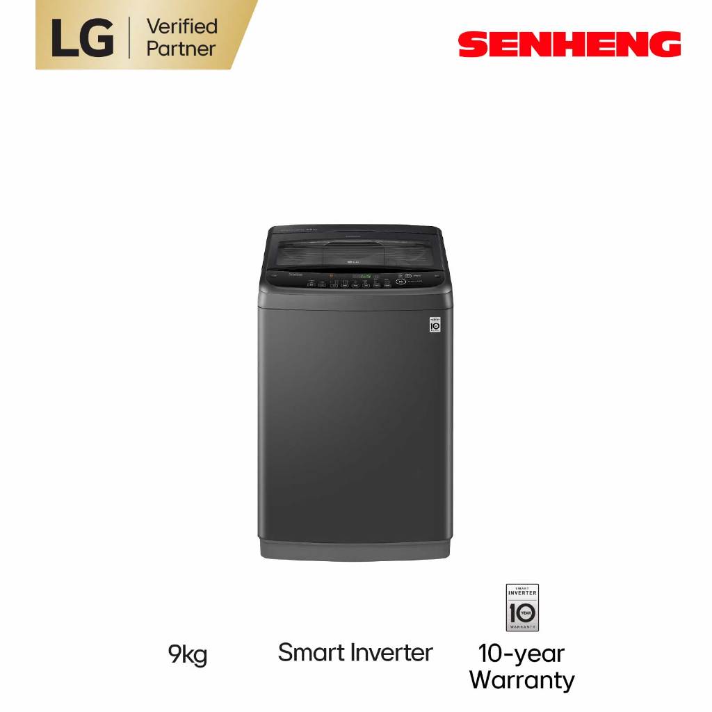 LG 9kg Top Load Washing Machine with Smart Inverter T2109VS2B | Shopee ...