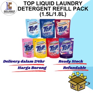 (F.S) TOP LIQUID LAUNDRY DETERGENT REFILL PACK (1.5kg) | Shopee Malaysia