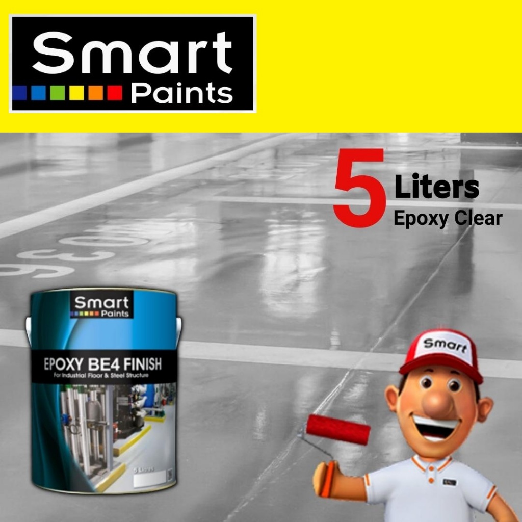 SINAR Nippon 5 LITER EA7 epoxy floor paint / cat lantai rumah epoxy ...