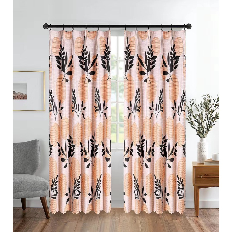 Langsir Pintu Bilik Tidur / Langsir Cangkuk Tingkap / Hook or Eyelet ...