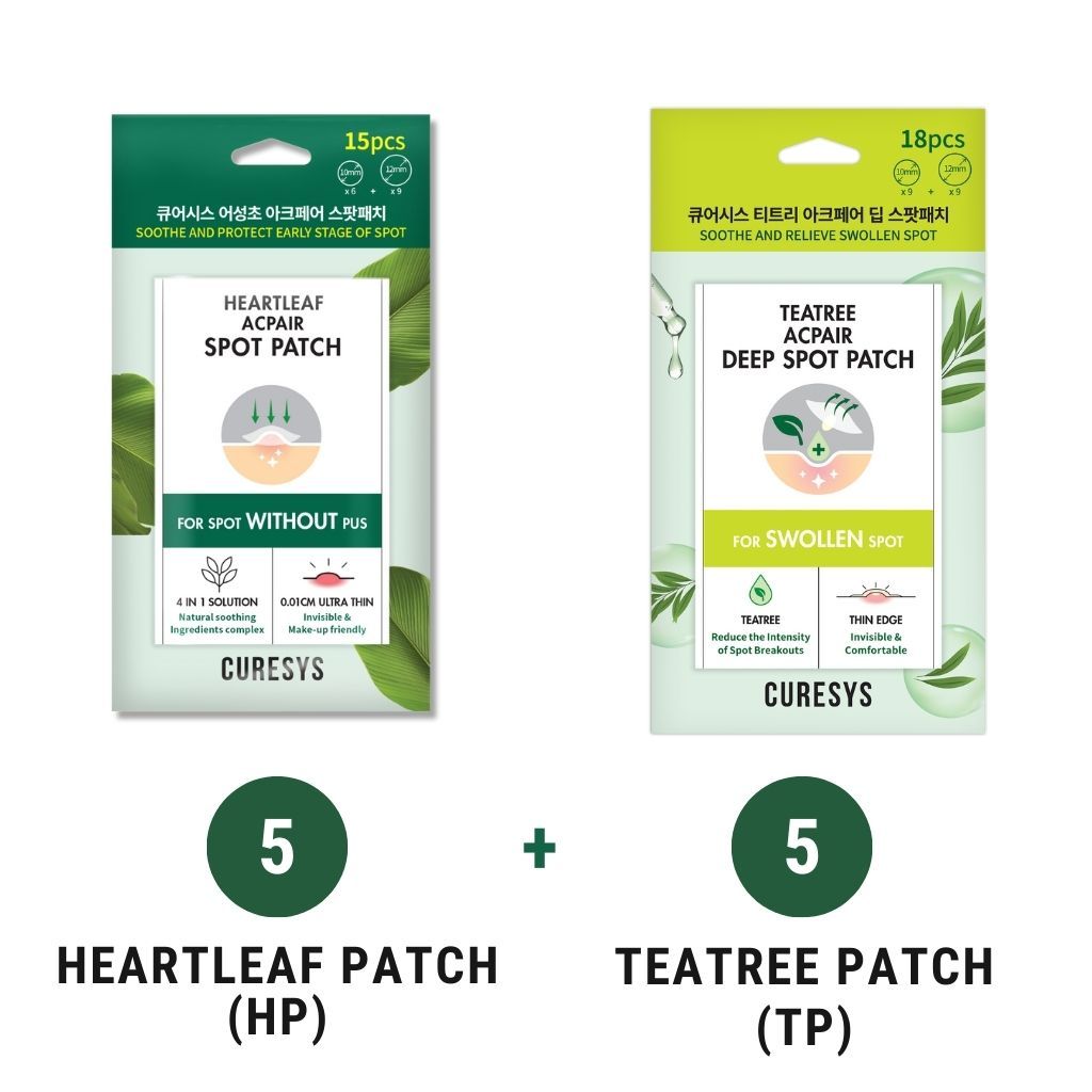 Curesys Heartleaf Acpair Spot Patch Niacin Acvita White Patch Teatree ...