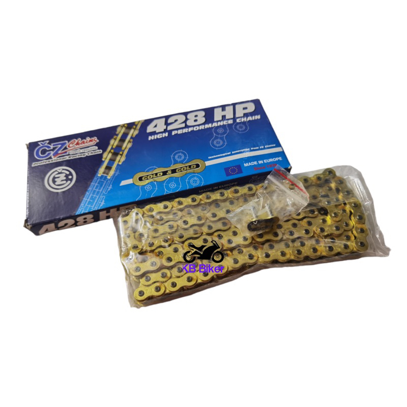 CZ Chain 428 HP Gold Rantai Emas Heavy Duty Cz Chain | Shopee Malaysia