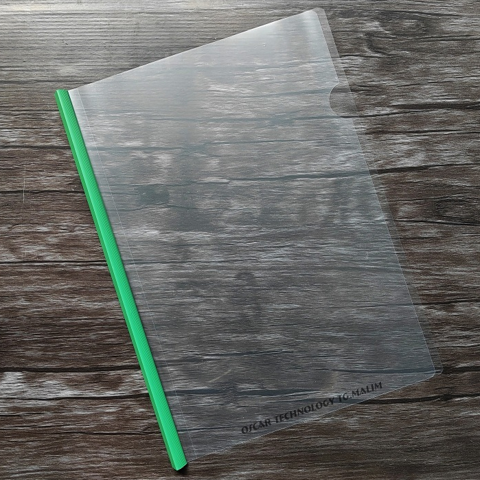 A4 Transparent Plastic Rod Clip File / Document Report File / Organizer ...