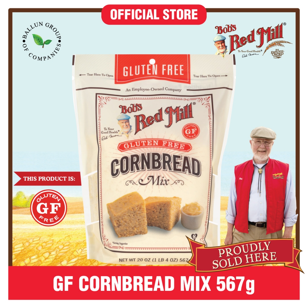 Bob's Red Mill Gluten Free Cornbread Mix - 567g | Shopee Malaysia
