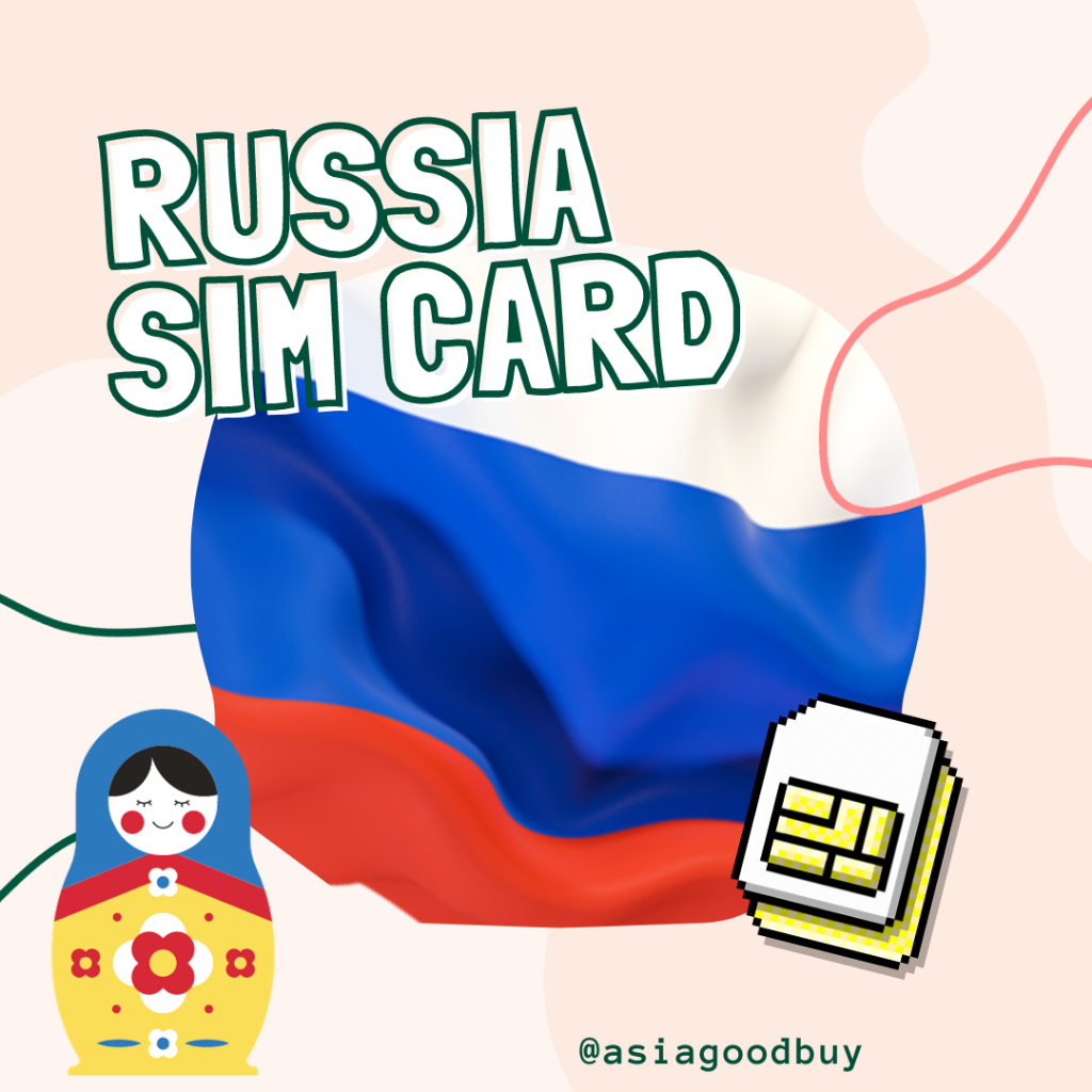 【Russia】15/30days 3/5GB 4G Travel Data SIM card 俄罗斯高速上网,上网卡,流量卡 can top ...