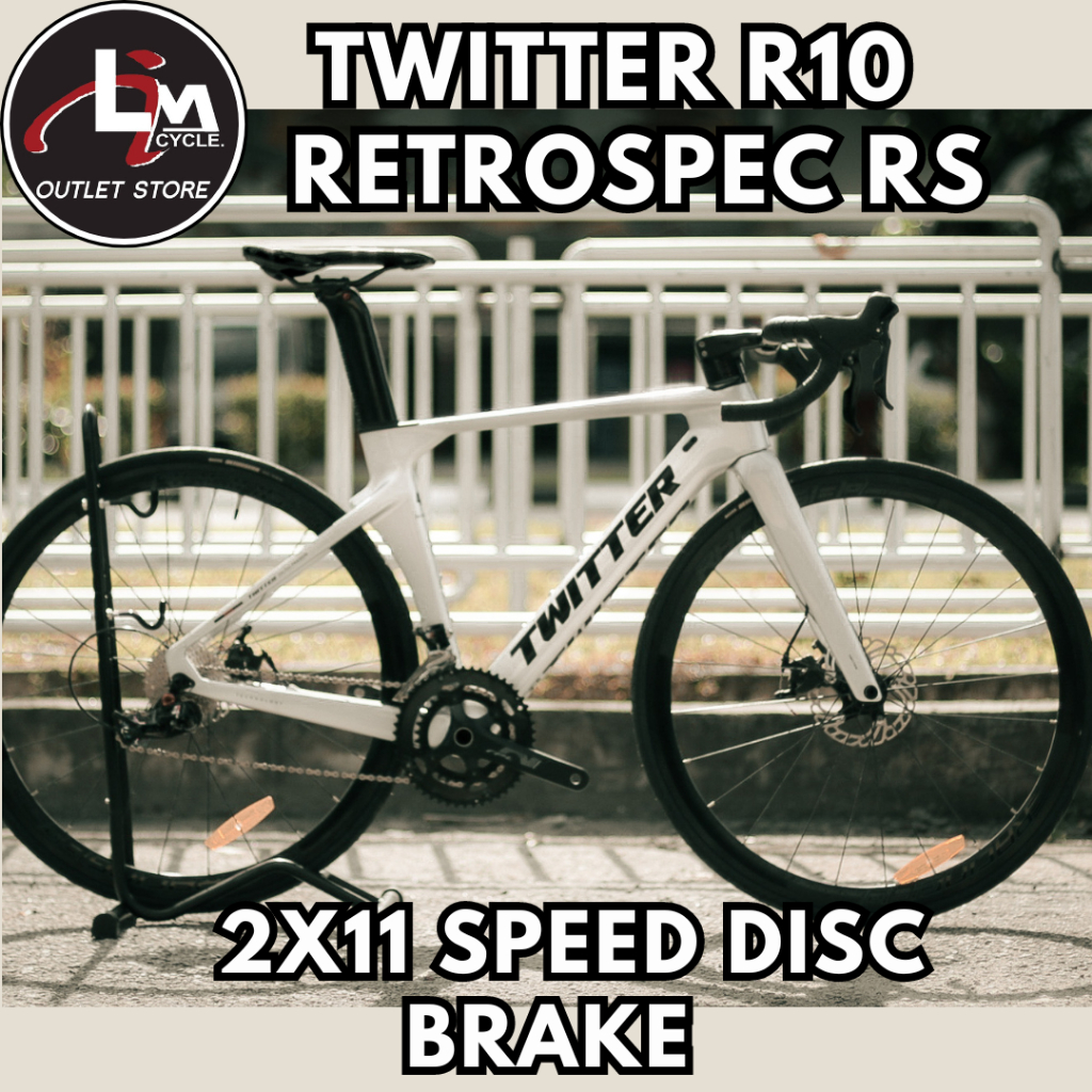 TWITTER R10 ROADBIKE SPEC RETROSPEC 2022 MODEL | Shopee Malaysia