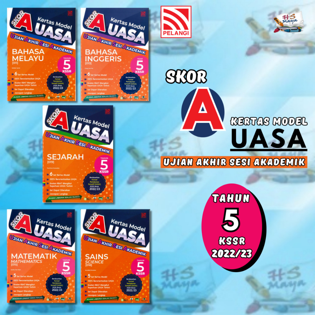 Buku Latihan Skor A Kertas Model Uasa Tahun 5 Kssr 2023 [penerbitan