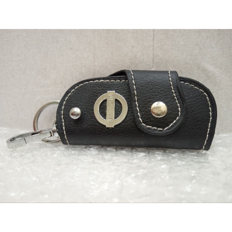 NISSAN Keychain Leather Key Holder Key Case Key Cover Cefiro Almera ...