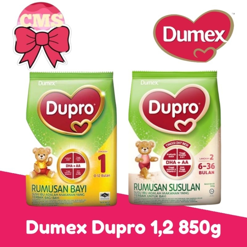 DUMEX DUPRO STEP 1 / STEP 2 850G | Shopee Malaysia