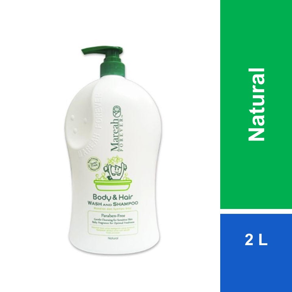 Mareah Forever Top Body & Hair Wash and Shampoo - Natural 2000ml ...