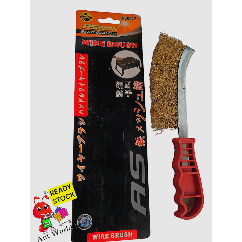 ANT WORLD MART# Ready stock/Japan/Design Brass Wire Brush Besi Berus ...