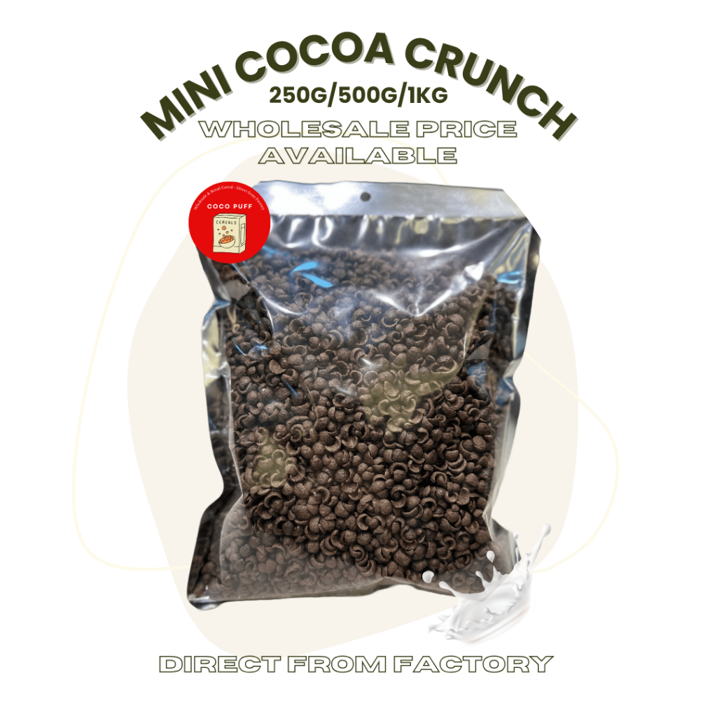 Mini Crunch Series (Cocoa, Milk, Mixed, Fruity)/ Mini Cocoa Crunch for ...