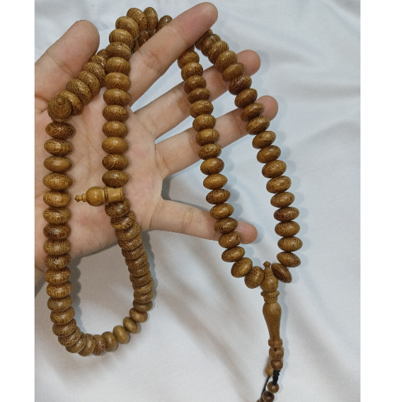Tasbih gemunggal bentuk leper saiz 10mm 99 biji limited edition ...