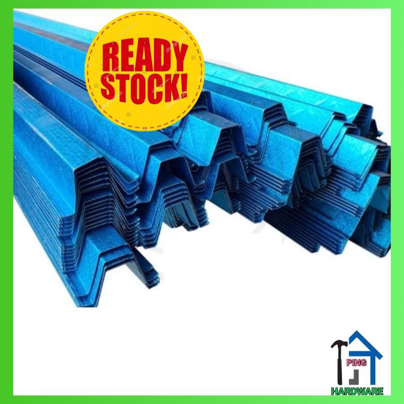 DIY BESI RAK BUNGA / BATTEN 0.47MM / BESI V BIRU | Shopee Malaysia