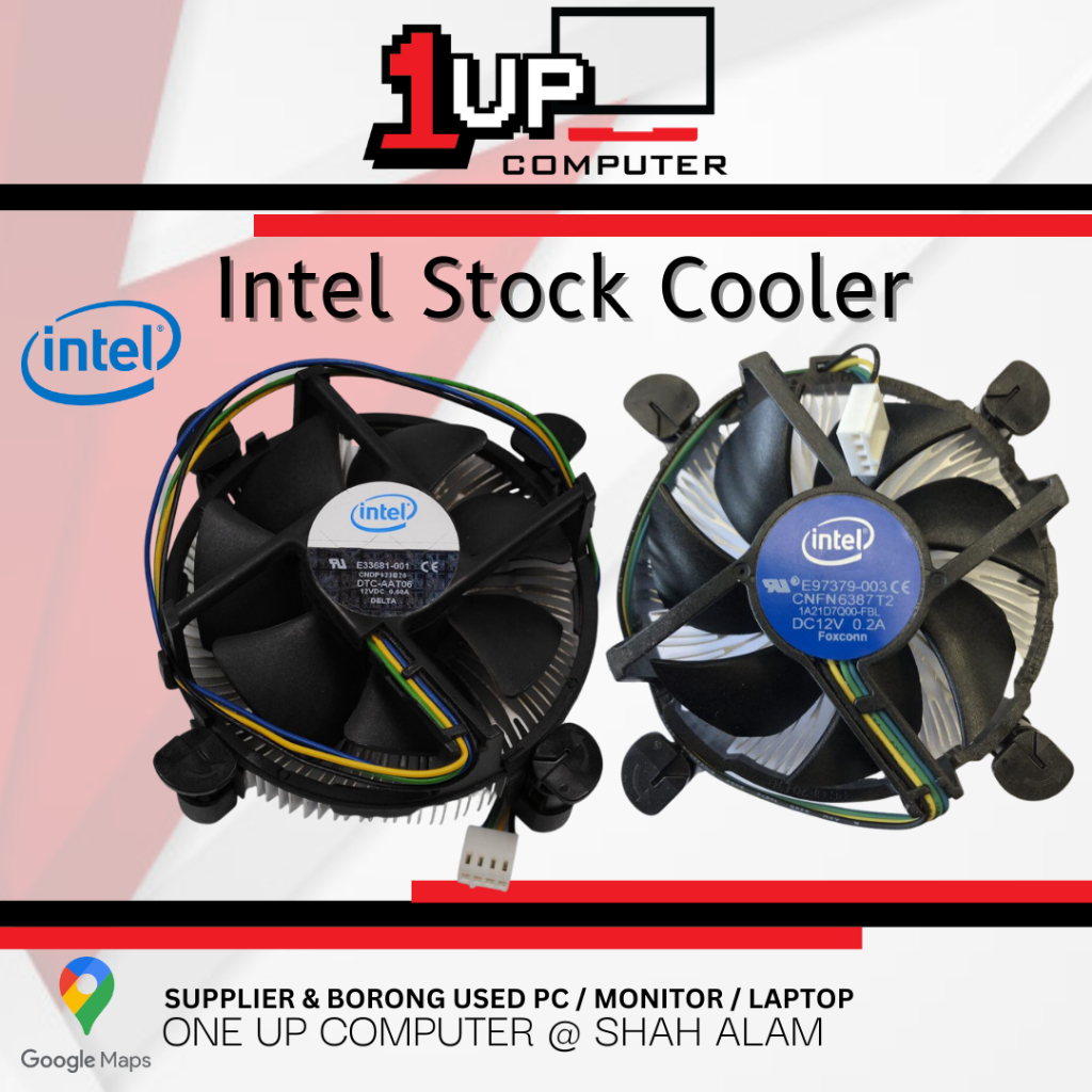 💨INTEL STOCK COOLER💨 LGA 775 LGA 1155 LGA 1150 LGA 1151 ORIGINAL ...