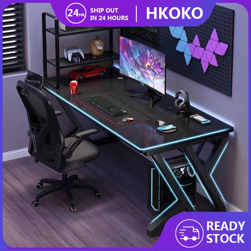 High Quality Gaming Table 120/140/160CM meja gaming murah meja PC ...