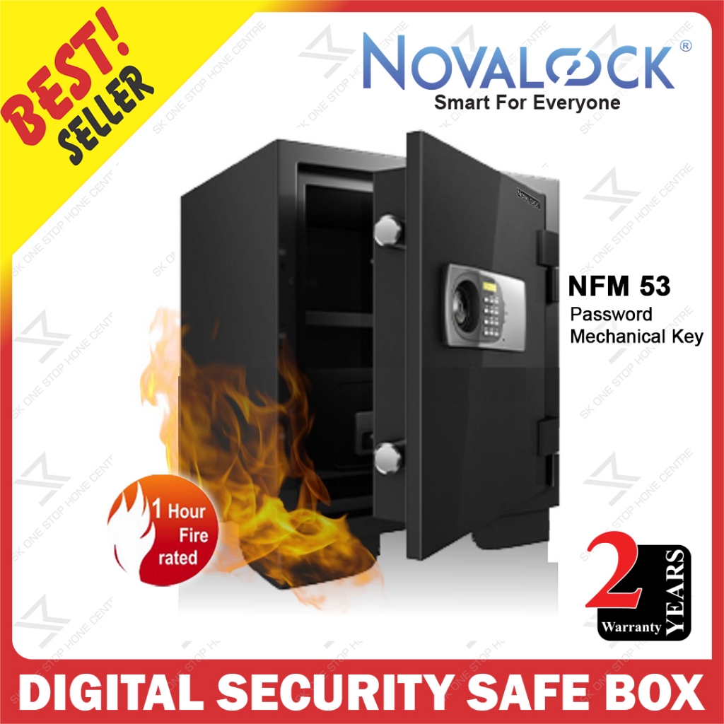 Novalock NFM 52 Professional Document Fire Safe | Shopee Malaysia