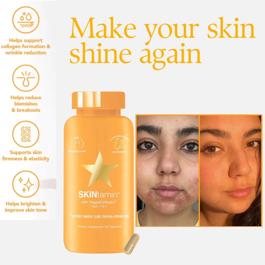 HAIRtamin Skintamin (Anti-aging/Reduce Blemish & breakouts) | Shopee ...