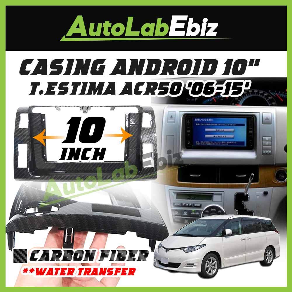 🔥CARBON FIBER🔥 Toyota Estima ACR50 2006-2015 Android Player Casing 10 ...