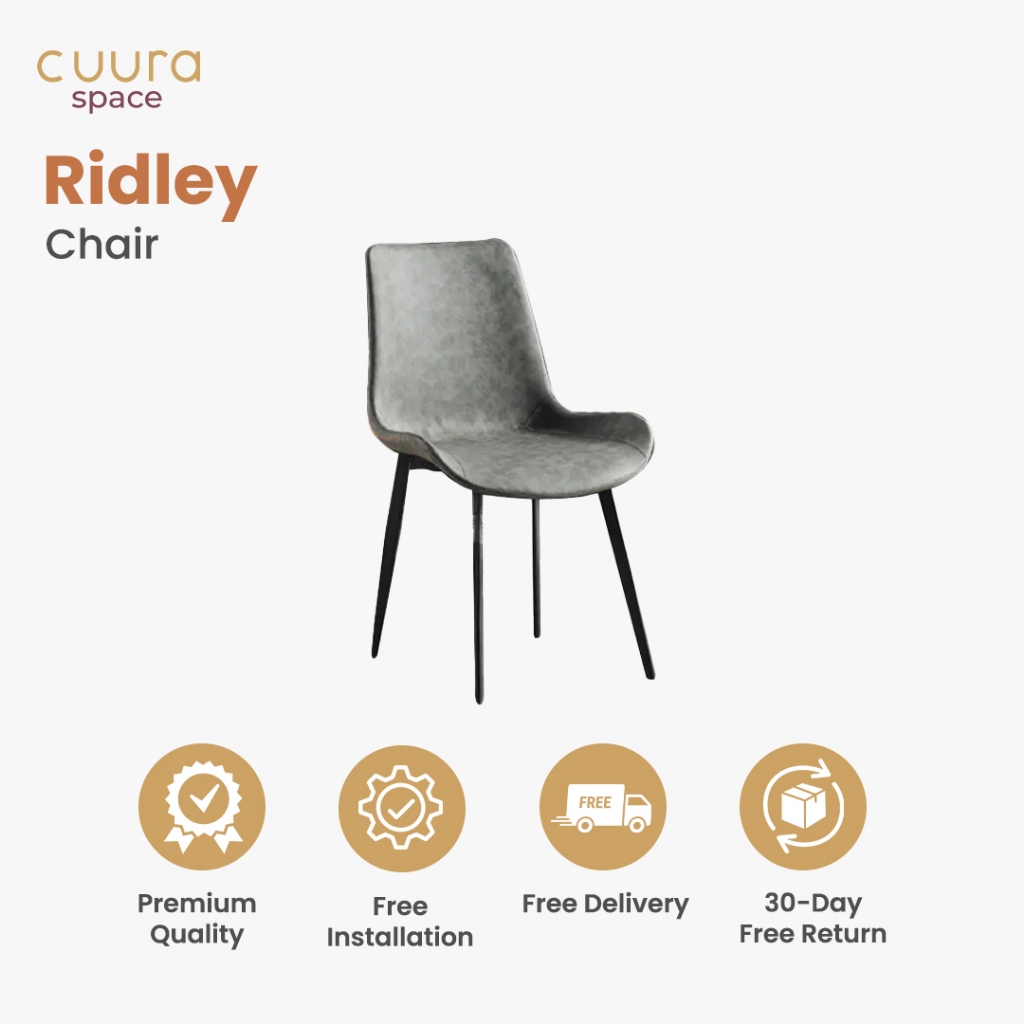 Ready Stock | Ridley Chair : Stylish seats are on the menu | Shopee ...