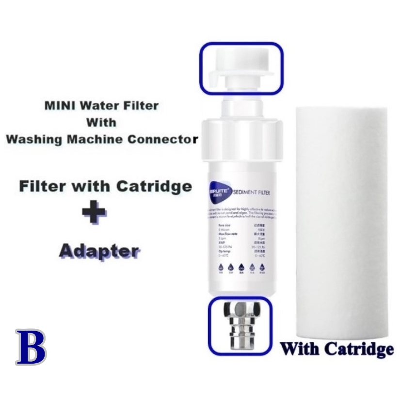 5'' PRE FILTER Water Filter Cartridge Washing Machine Filter Mesin ...